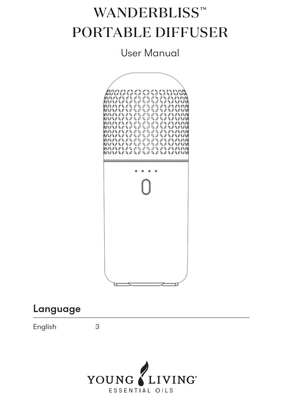 YOUNG LIVING WANDERBLISS USER MANUAL Pdf Download | ManualsLib