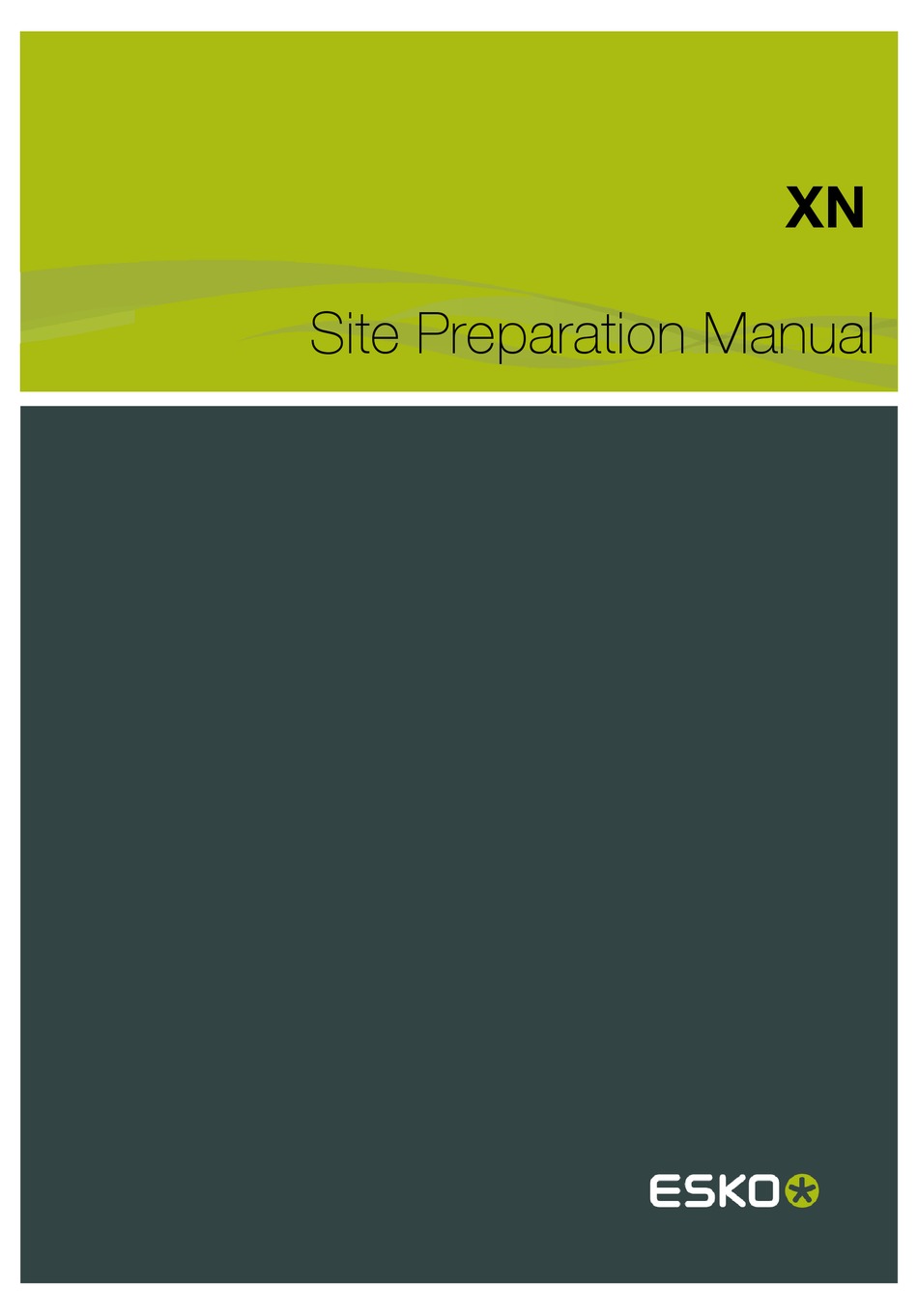 ESKO KONGSBERG XN SITE PREPARATION Pdf Download | ManualsLib