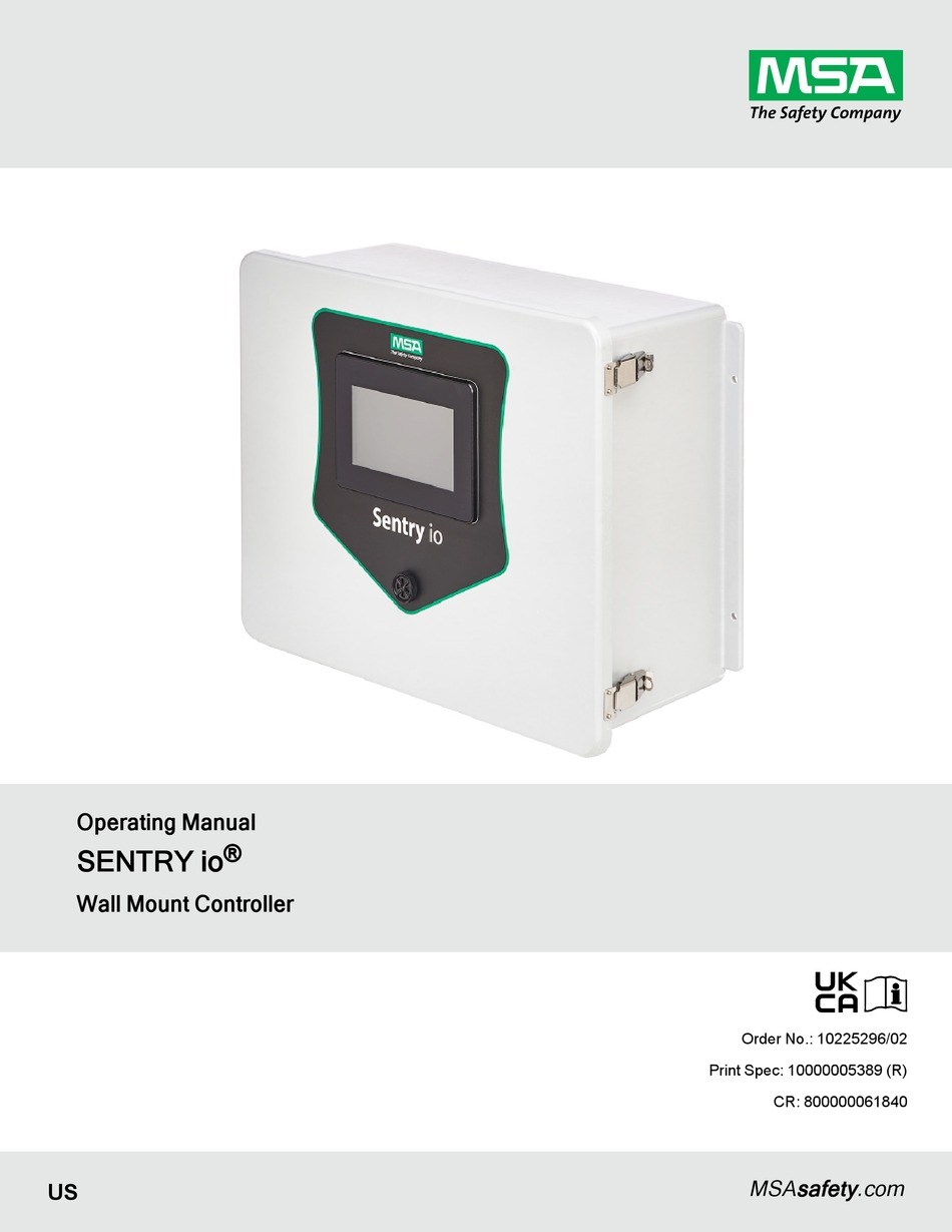 MSA SENTRY IO OPERATING MANUAL Pdf Download | ManualsLib MSA SENTRY IO OPERATING MANUAL Pdf Download | ManualsLib