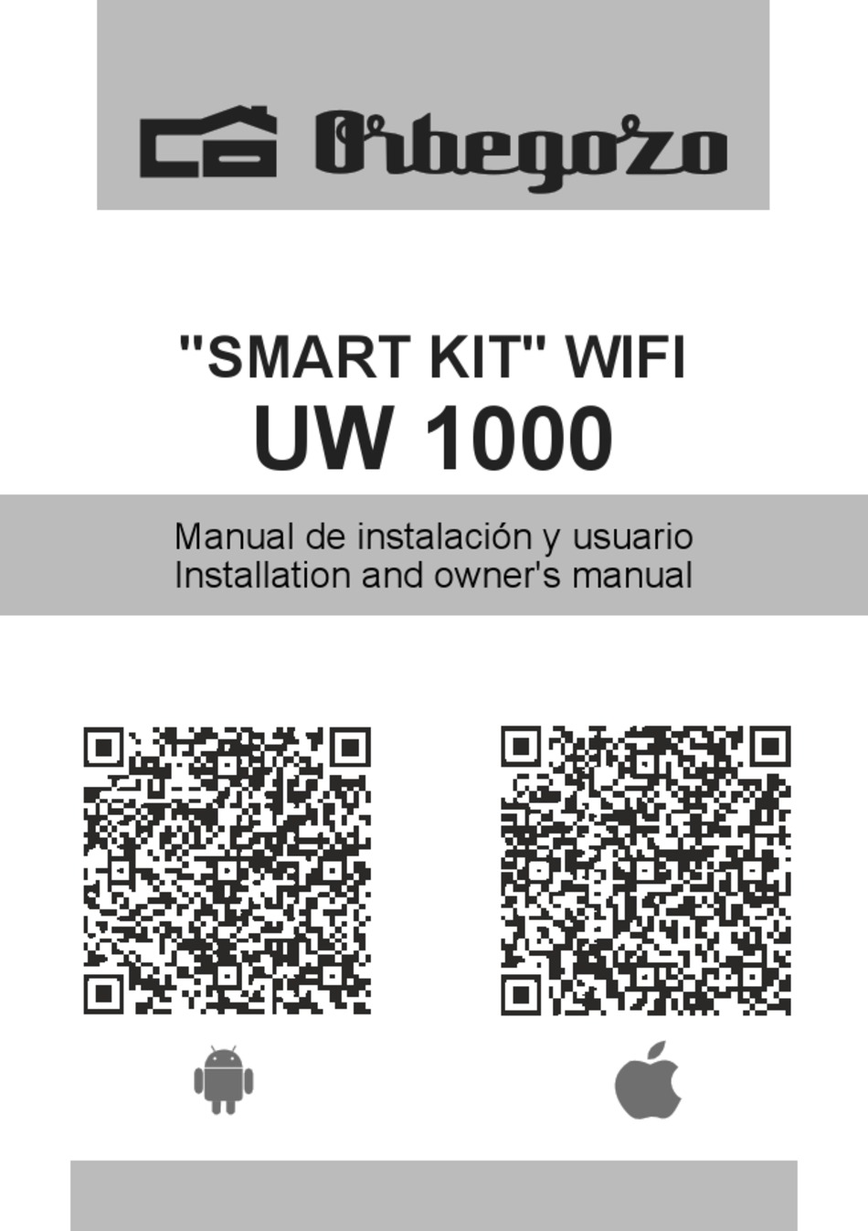 ORBEGOZO SMART KIT WIFI INSTALLATION AND OWNER'S MANUAL Pdf Download | ManualsLib