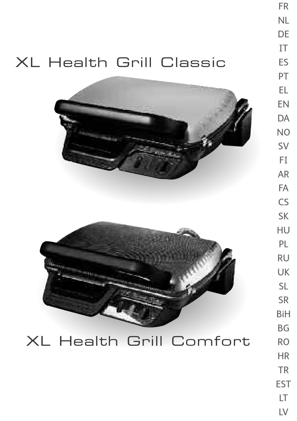 TEFAL XL HEALTH GRILL COMFORT MANUAL Pdf Download | ManualsLib
