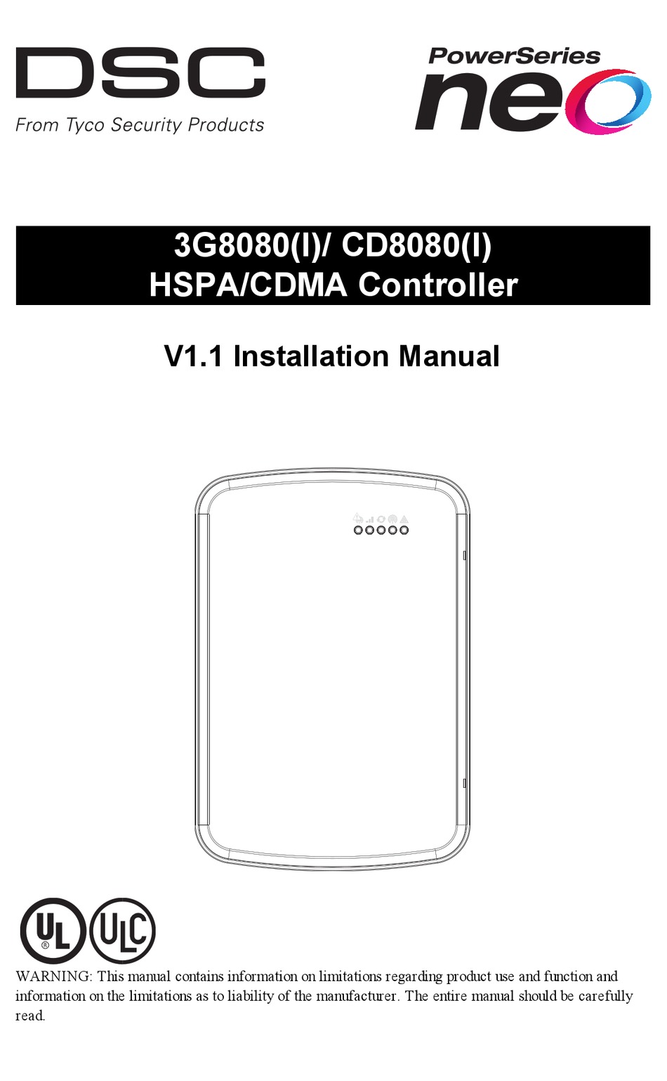DSC NEO 3G8080I INSTALLATION MANUAL Pdf Download | ManualsLib