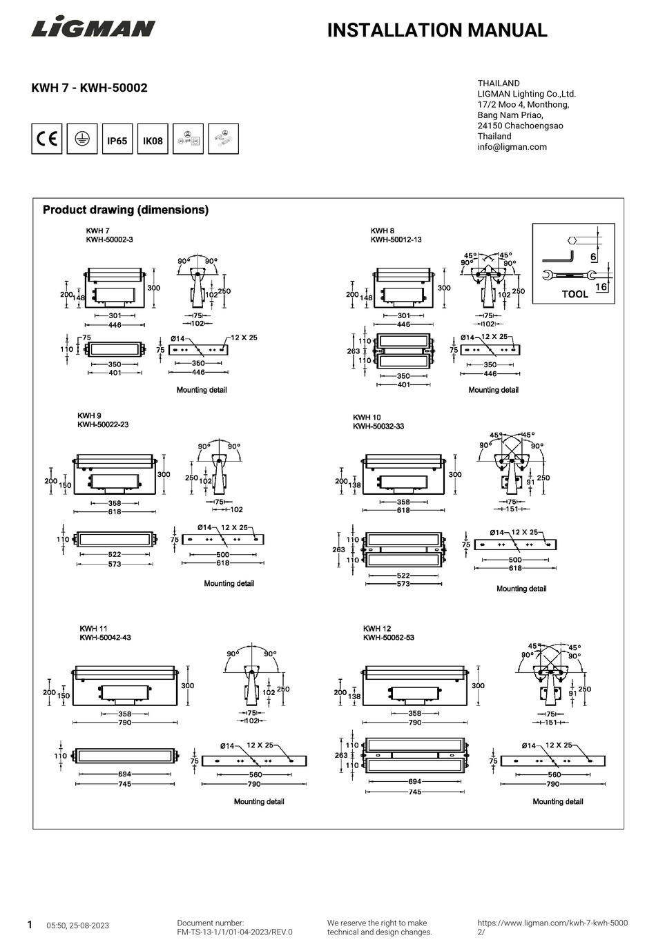 LIGMAN KWH-50002 INSTALLATION MANUAL Pdf Download | ManualsLib