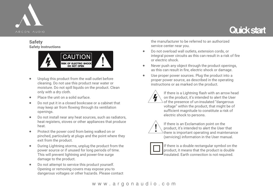 ARGON AUDIO BASS 10 MANUAL Pdf Download | ManualsLib