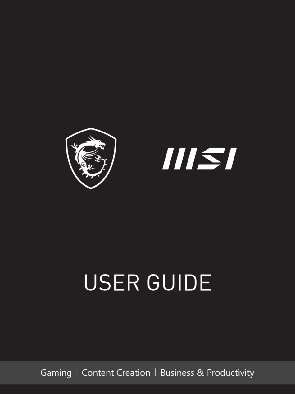 MSI PULSE GL66 USER MANUAL Pdf Download | ManualsLib