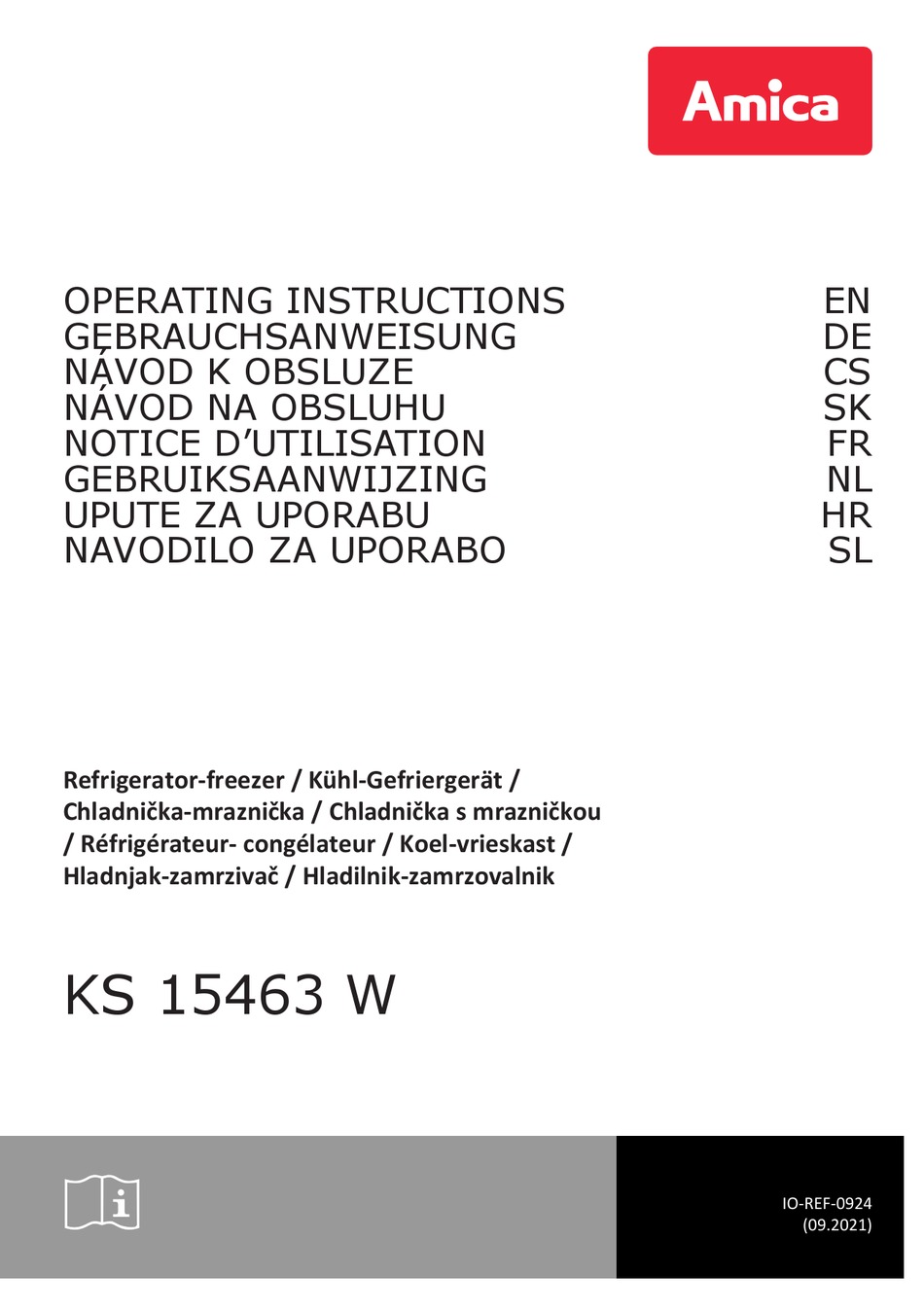 AMICA KS 15463 W OPERATING INSTRUCTIONS MANUAL Pdf Download | ManualsLib AMICA KS 15463 W OPERATING INSTRUCTIONS MANUAL Pdf Download | ManualsLib