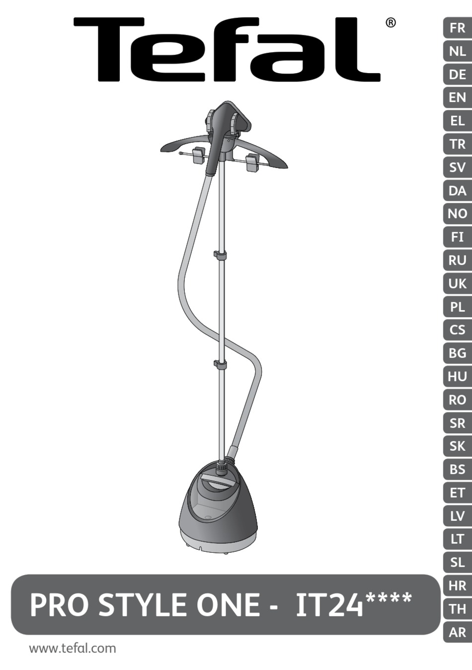 TEFAL PRO STYLE ONE IT2460E0 MANUAL Pdf Download | ManualsLib