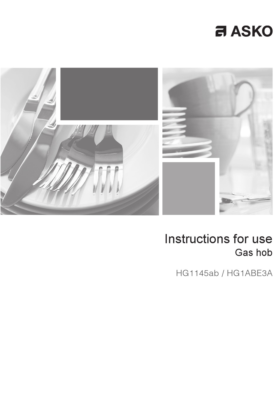 ASKO HG1ABE3A INSTRUCTIONS FOR USE MANUAL Pdf Download | ManualsLib