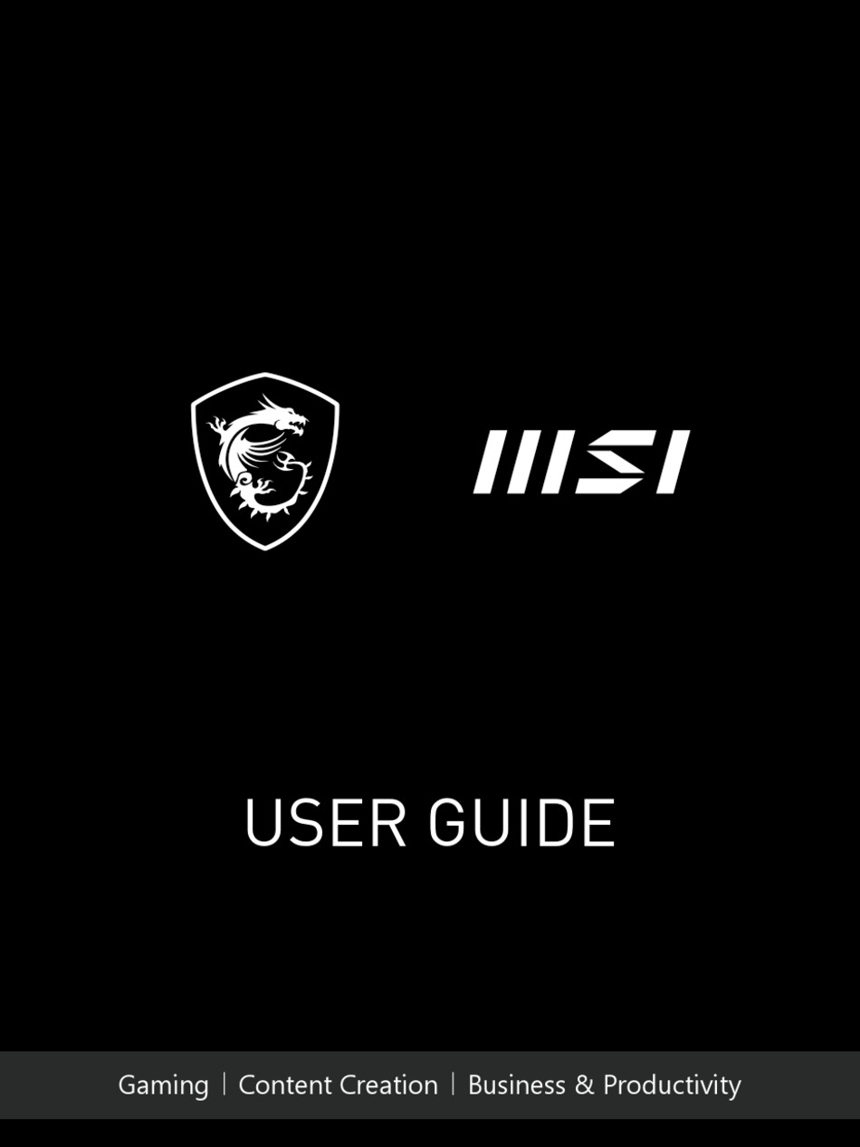 MSI C11M-065US USER MANUAL Pdf Download | ManualsLib