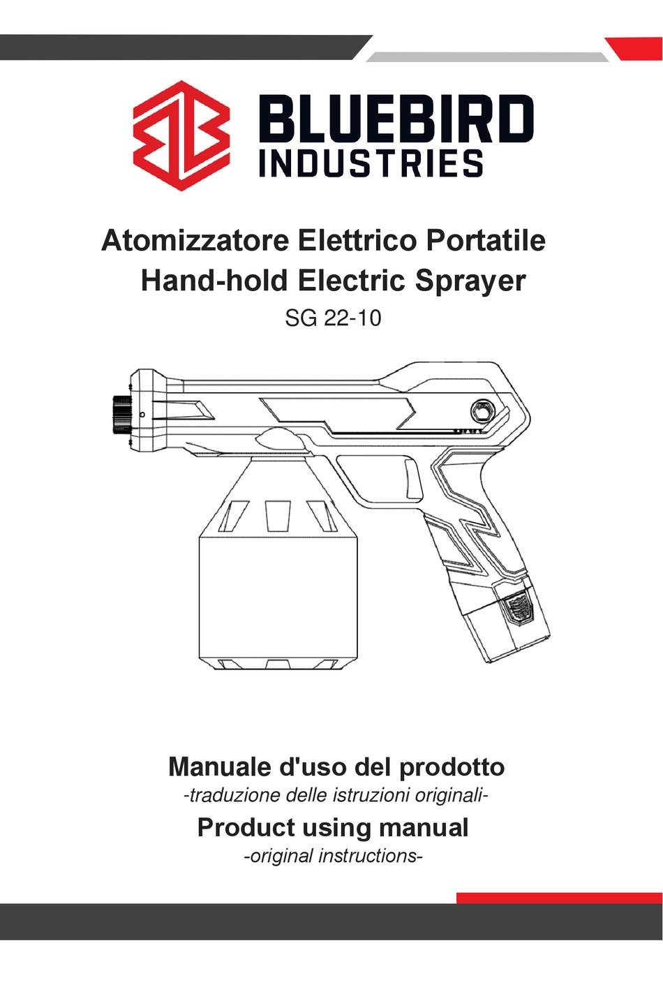 BLUEBIRD SG 22-10 PRODUCT MANUAL Pdf Download | ManualsLib