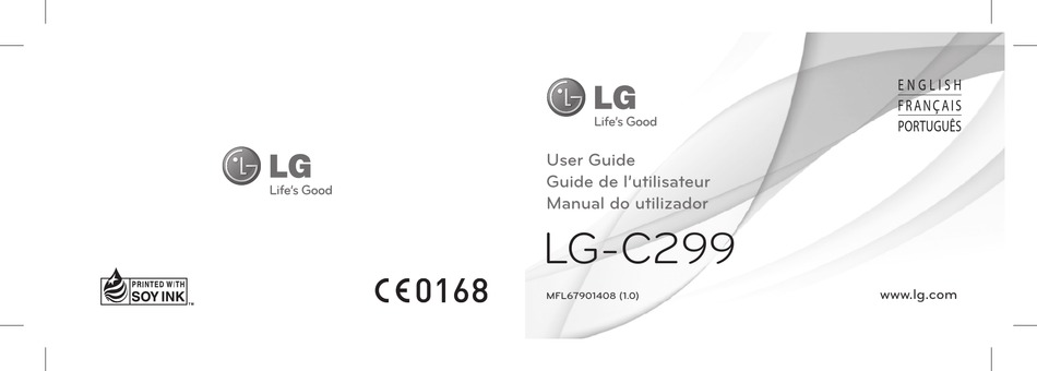 LG C299 USER MANUAL Pdf Download | ManualsLib