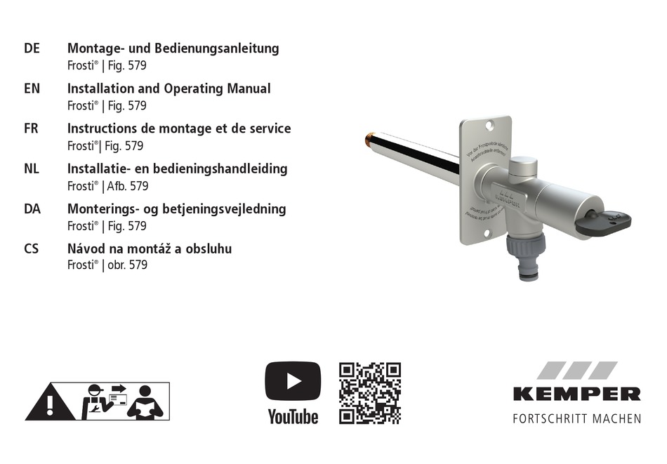 KEMPER FROSTI 579 INSTALLATION AND OPERATING MANUAL Pdf Download ...