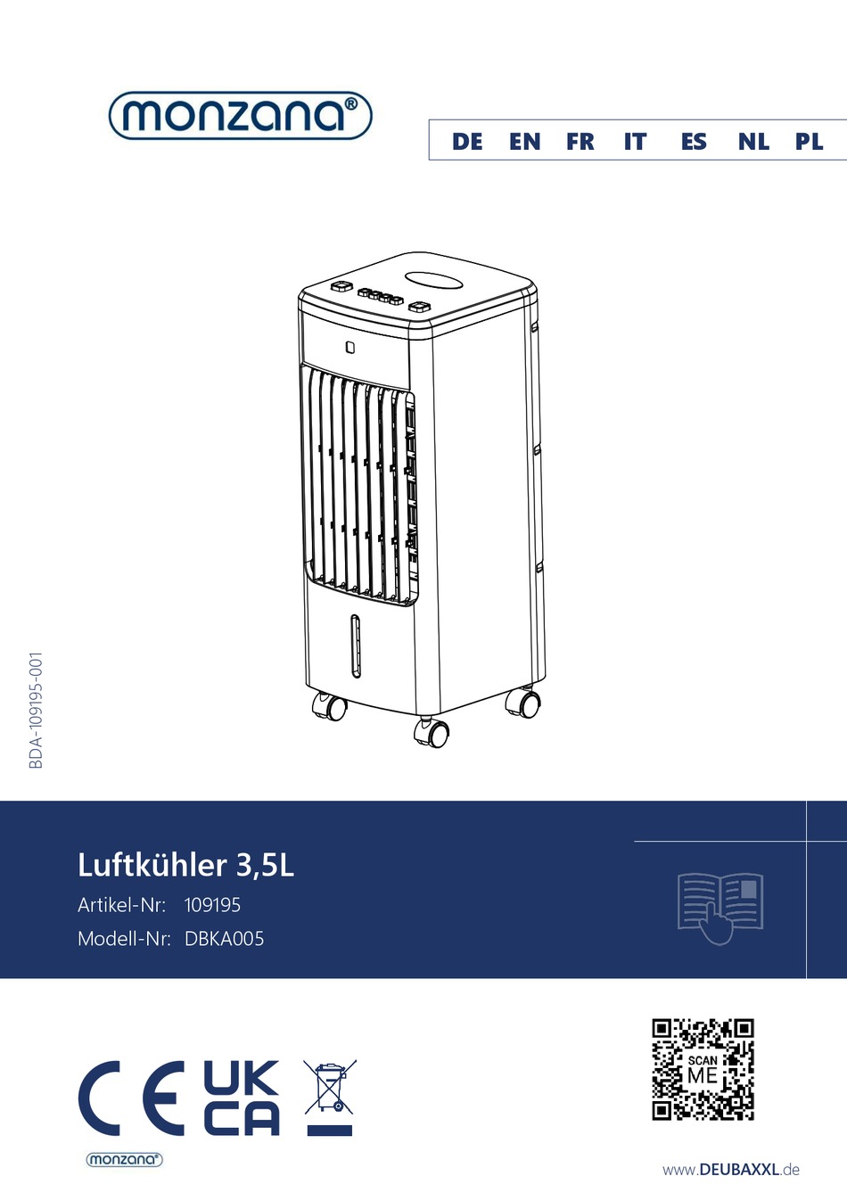 MONZANA DBKA005 INSTRUCTIONS MANUAL Pdf Download | ManualsLib