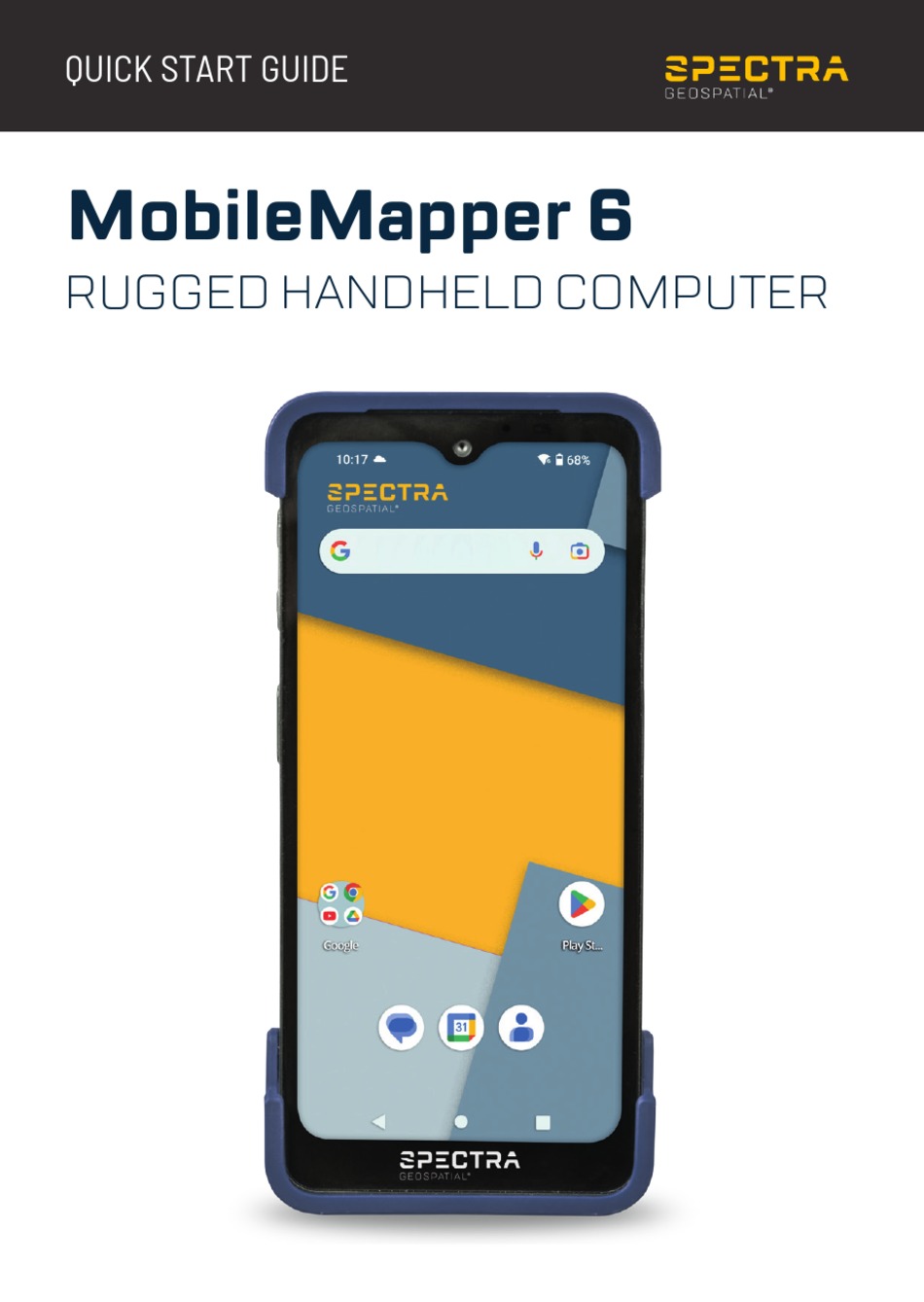 SPECTRA MOBILEMAPPER 6 QUICK START MANUAL Pdf Download | ManualsLib