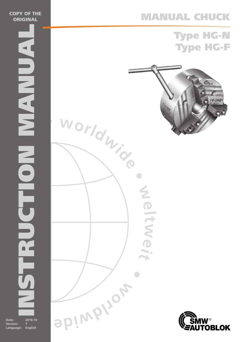 SMW AUTOBLOK HG-N INSTRUCTION MANUAL Pdf Download | ManualsLib
