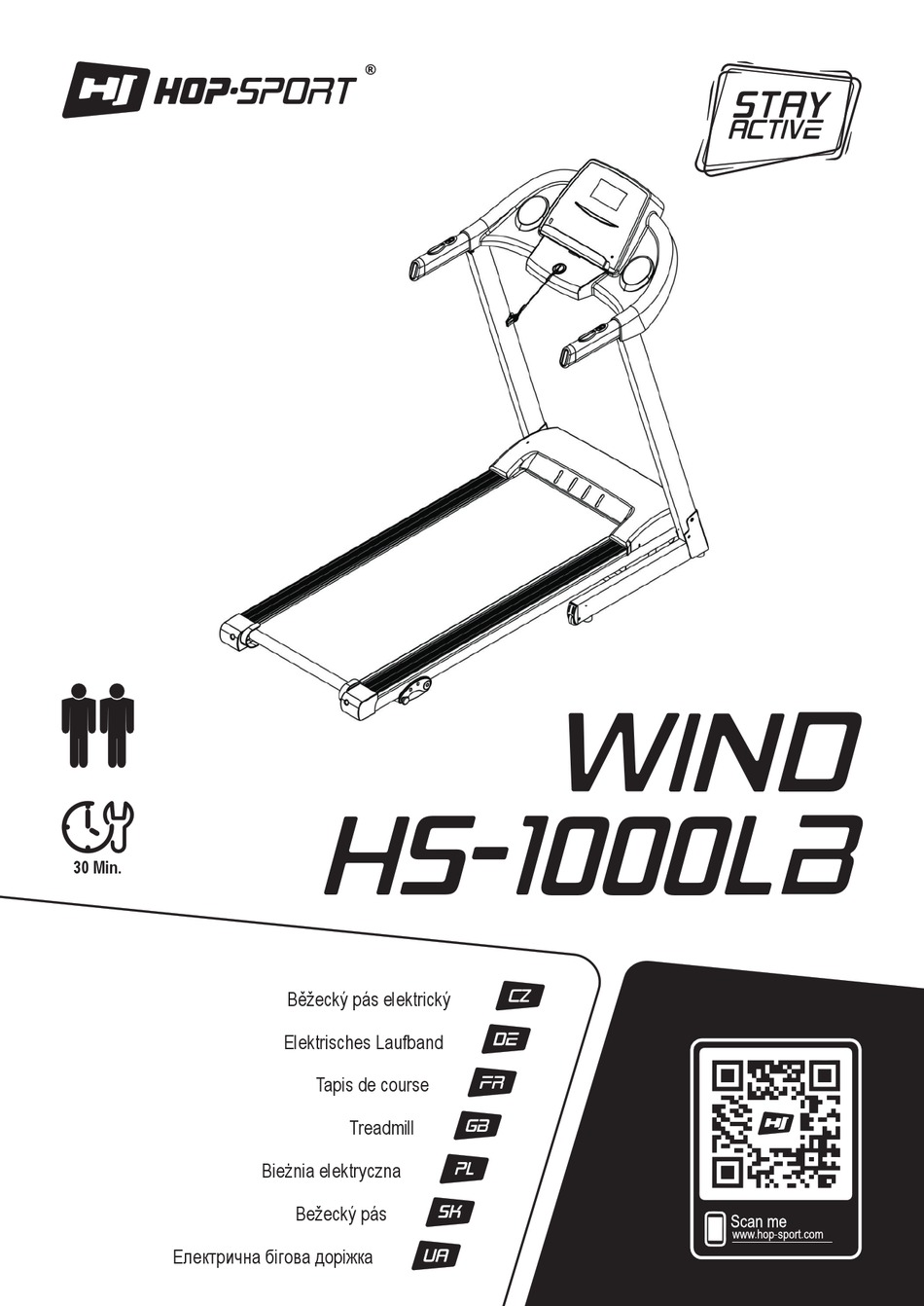 HOP-SPORT STAY ACTIVE WIND HS-1000L B MANUAL Pdf Download | ManualsLib
