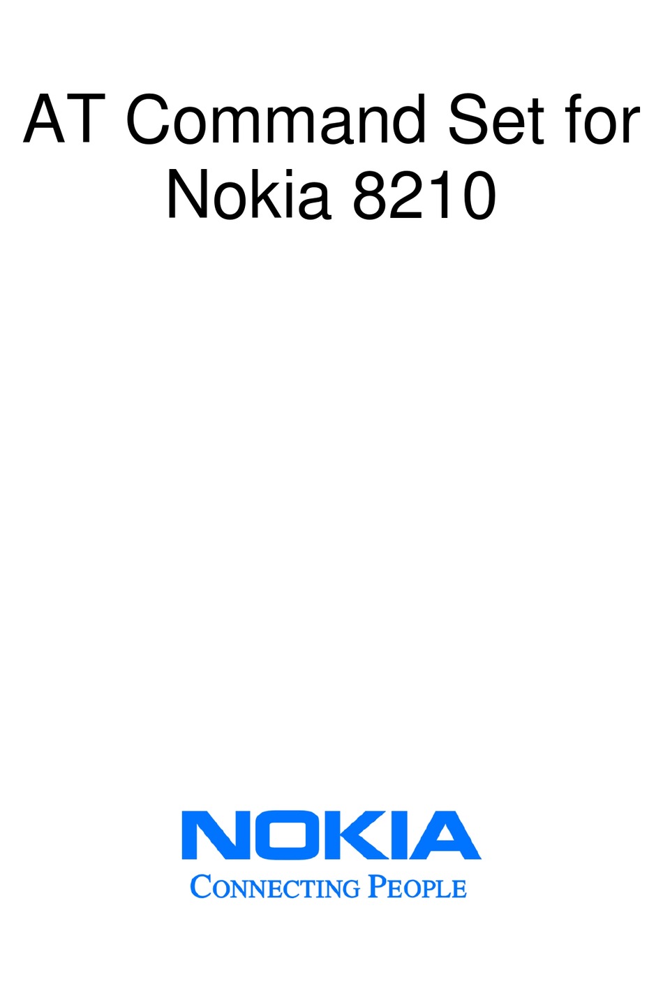 NOKIA 8210 COMMAND LIST Pdf Download | ManualsLib