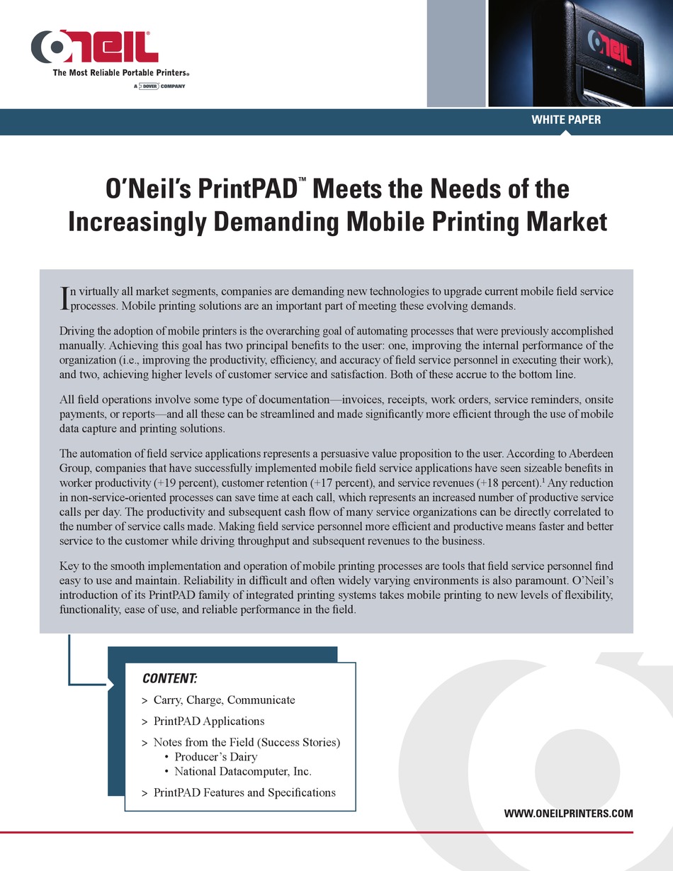 ONEIL PRINTPAD 7900 SUPPLEMENTARY MANUAL Pdf Download ManualsLib oneil-printpad-7900-supplementary-manual-pdf-download-manualslib