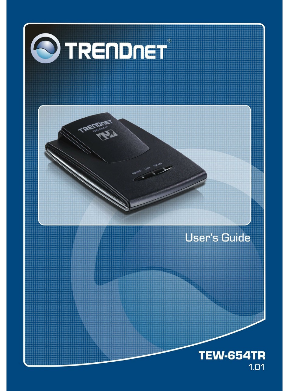 TRENDNET TEW-654TR USER MANUAL Pdf Download | ManualsLib