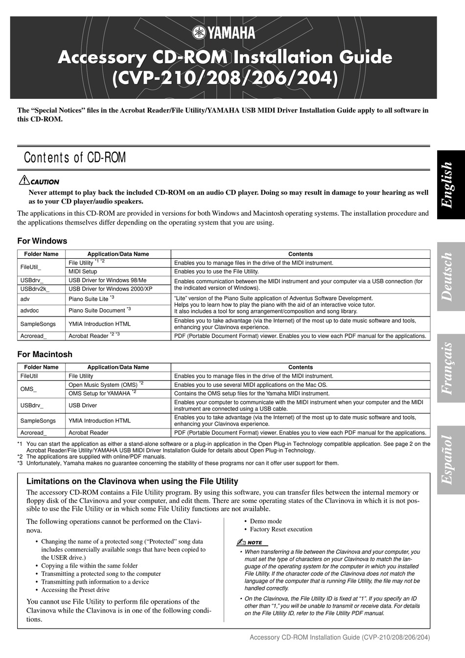 YAMAHA CVP 204 INSTALLATION MANUAL Pdf Download ManualsLib YAMAHA CVP 204 INSTALLATION MANUAL Pdf Download ManualsLib