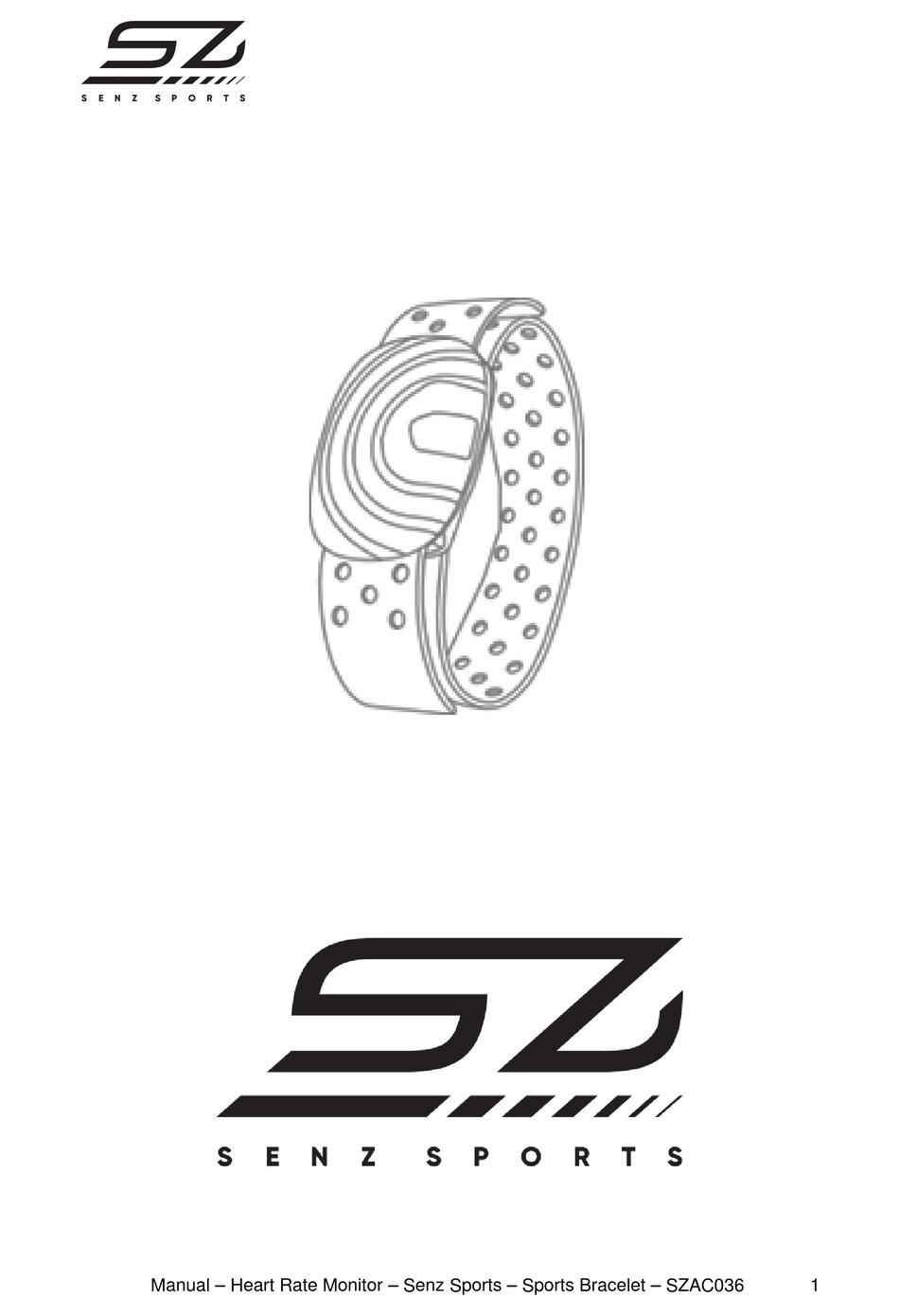 SENZ SPORTS SZAC036 MANUAL Pdf Download | ManualsLib