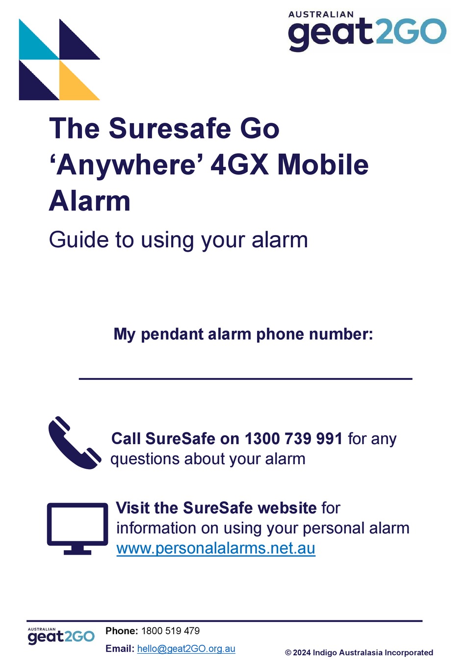 SURESAFE GO ANYWHERE 4GX MANUAL Pdf Download | ManualsLib