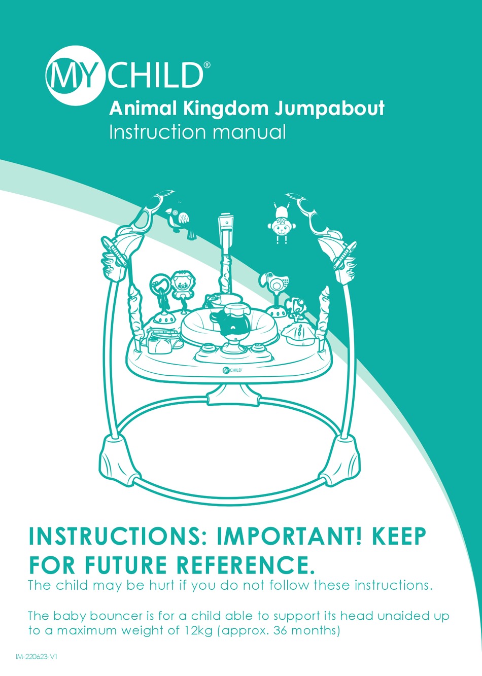 MY CHILD ANIMAL KINGDOM JUMPABOUT INSTRUCTION MANUAL Pdf Download ...