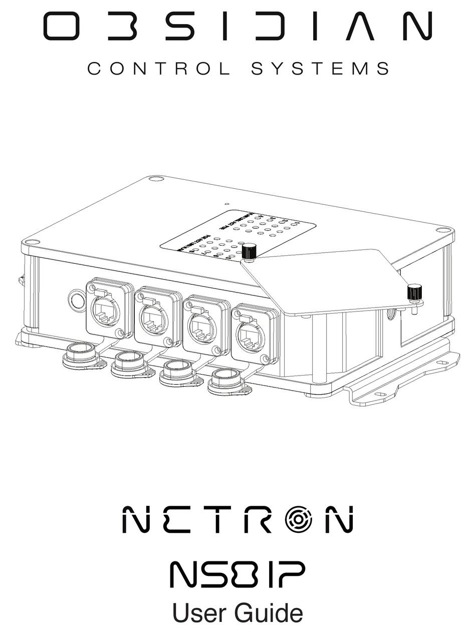 OBSIDIAN CONTROL SYSTEMS NETRON NS8 IP USER MANUAL Pdf Download ...