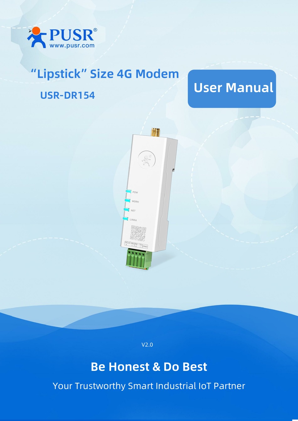 PUSR USR-DR154 USER MANUAL Pdf Download | ManualsLib