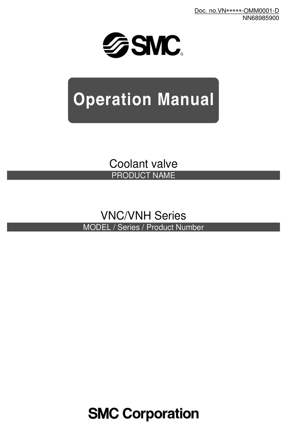 SMC NETWORKS VNC SERIES OPERATION MANUAL Pdf Download | ManualsLib