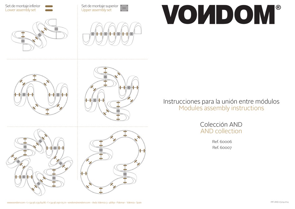 VONDOM AND 60006 ASSEMBLY INSTRUCTIONS Pdf Download | ManualsLib