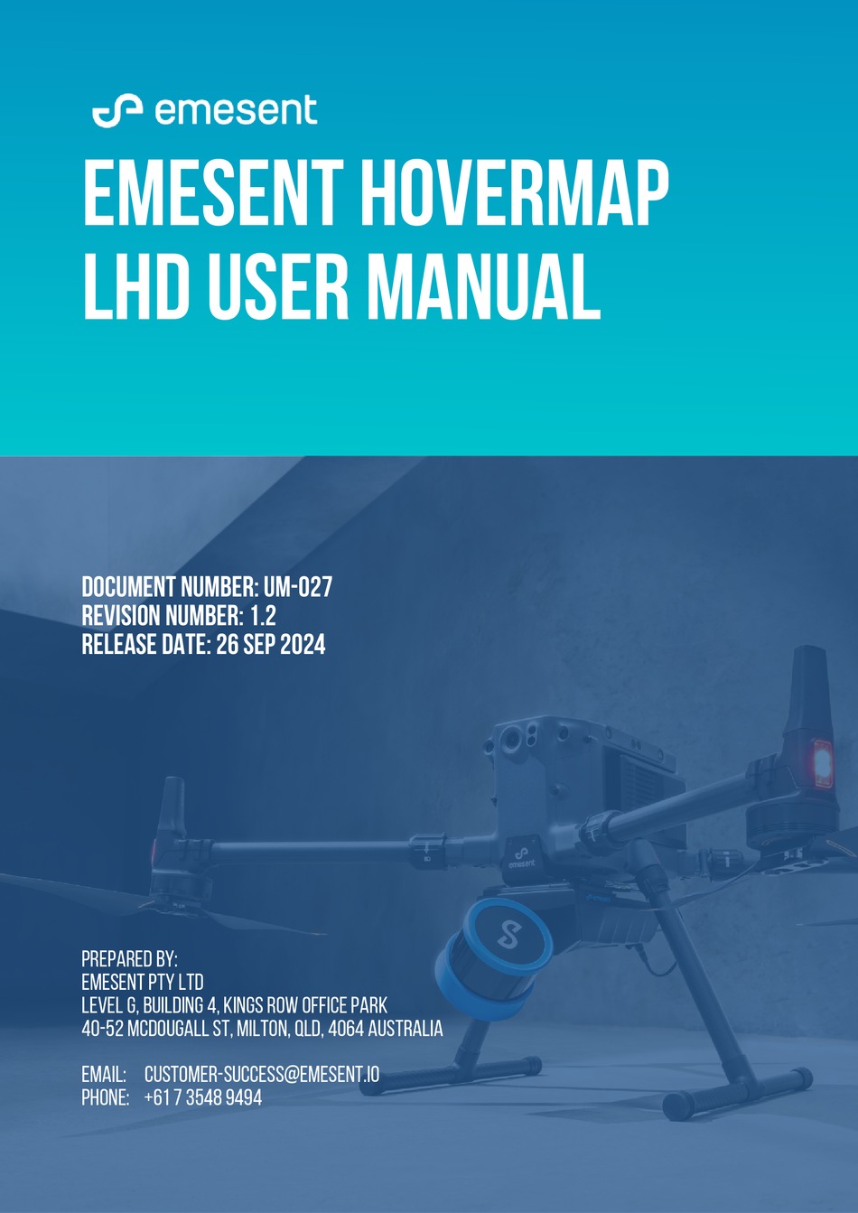EMESENT HOVERMAP LHD USER MANUAL Pdf Download | ManualsLib