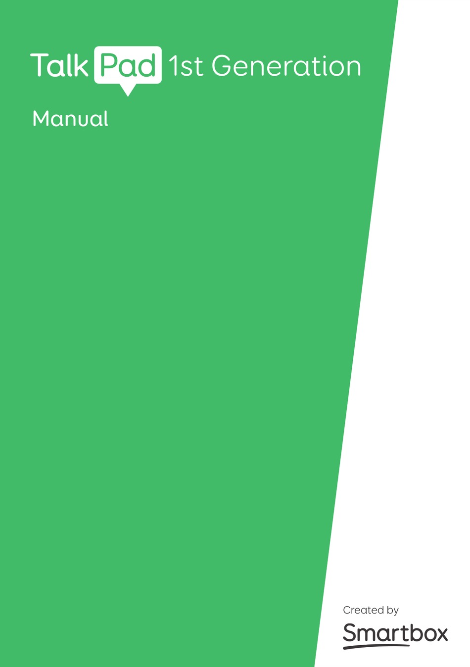 SMARTBOX TALK PAD 1ST GENERATION MANUAL Pdf Download | ManualsLib