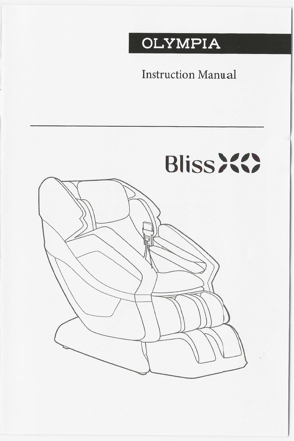 OLYMPIA BLISS XO INSTRUCTION MANUAL Pdf Download | ManualsLib