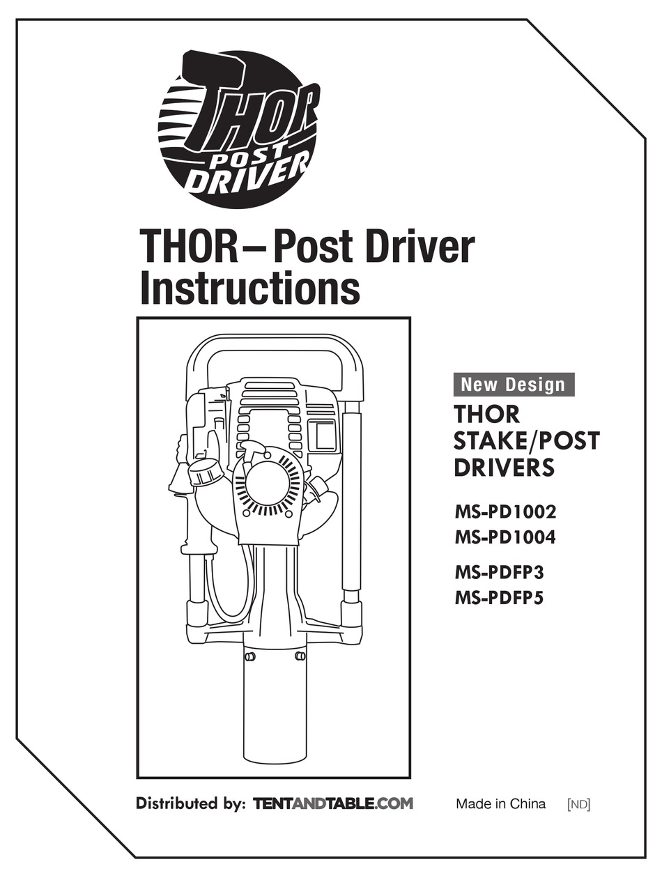 THOR MS-PDFP3 INSTRUCTIONS MANUAL Pdf Download | ManualsLib