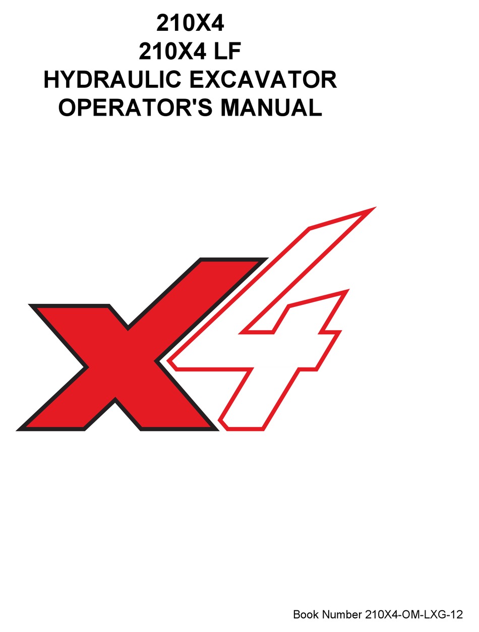 LINK-BELT 210 X4 OPERATOR'S MANUAL Pdf Download | ManualsLib