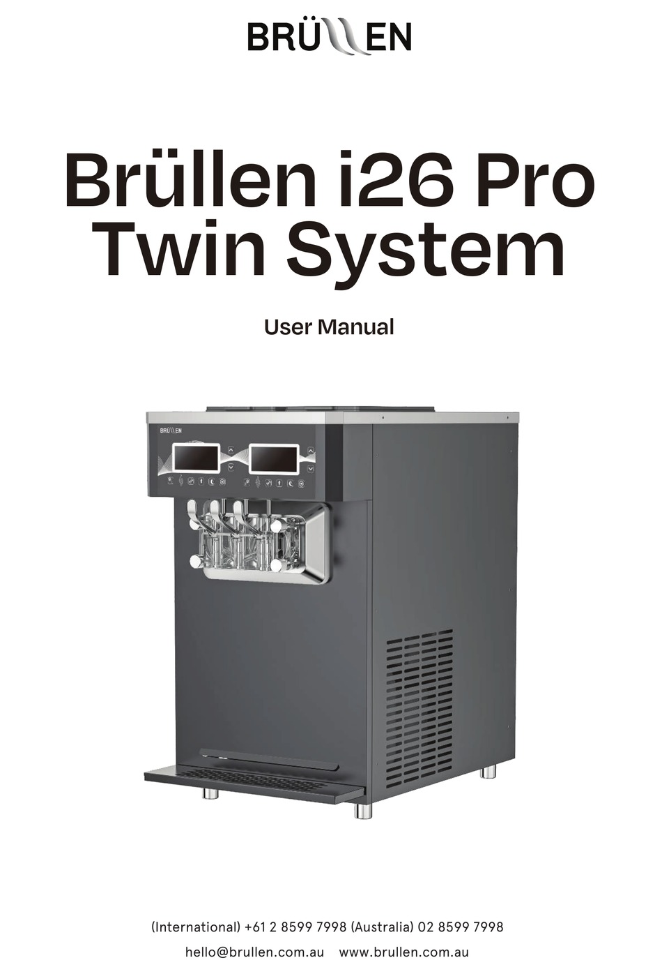 BRULLEN I26 PRO TWIN SYSTEM USER MANUAL Pdf Download | ManualsLib