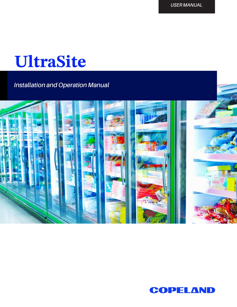 COPELAND ULTRASITE INSTALLATION AND OPERATION MANUAL Pdf Download ...