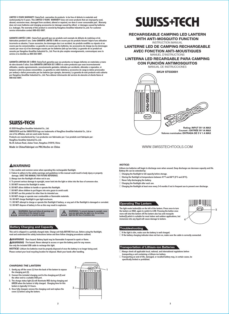 SWISS+TECH ST033001 INSTRUCTION MANUAL Pdf Download | ManualsLib