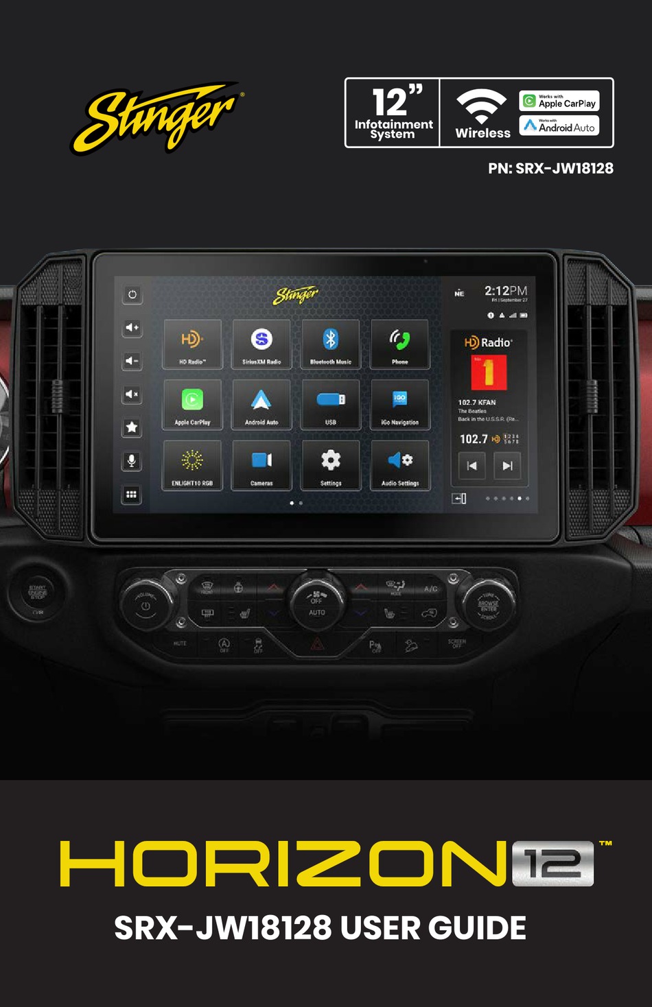 STINGER HORIZON 12 SRX-JW18128 USER MANUAL Pdf Download | ManualsLib