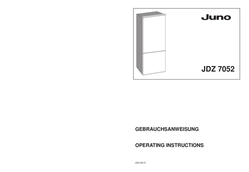 JUNO JDZ7041 OPERATING INSTRUCTIONS MANUAL Pdf Download | ManualsLib