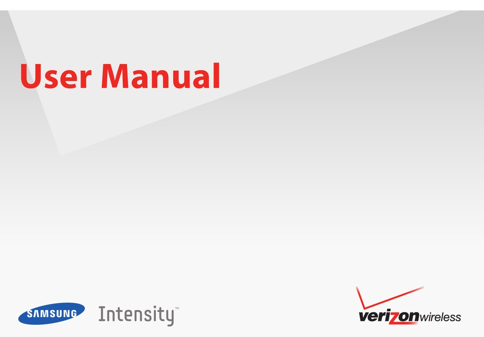 SAMSUNG INTENSITY USER MANUAL Pdf Download | ManualsLib