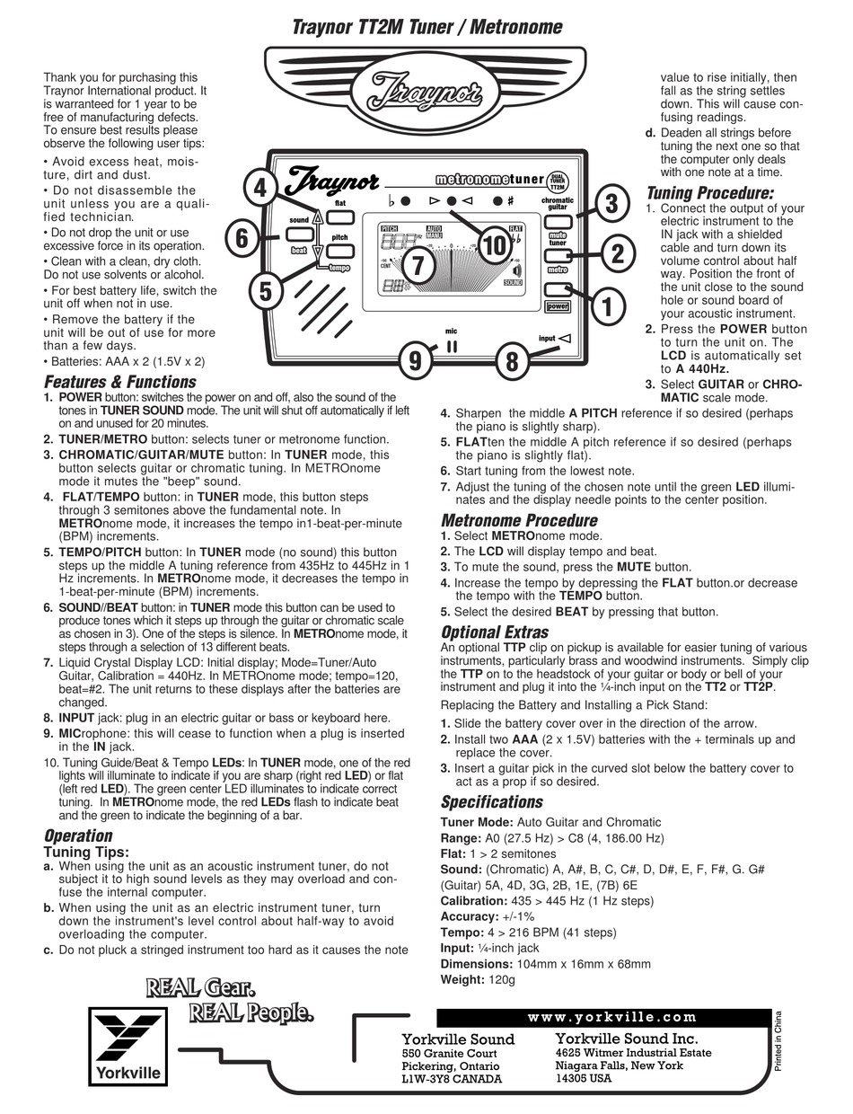 TRAYNOR TT2M USER MANUAL Pdf Download ManualsLib traynor-tt2m-user-manual-pdf-download-manualslib