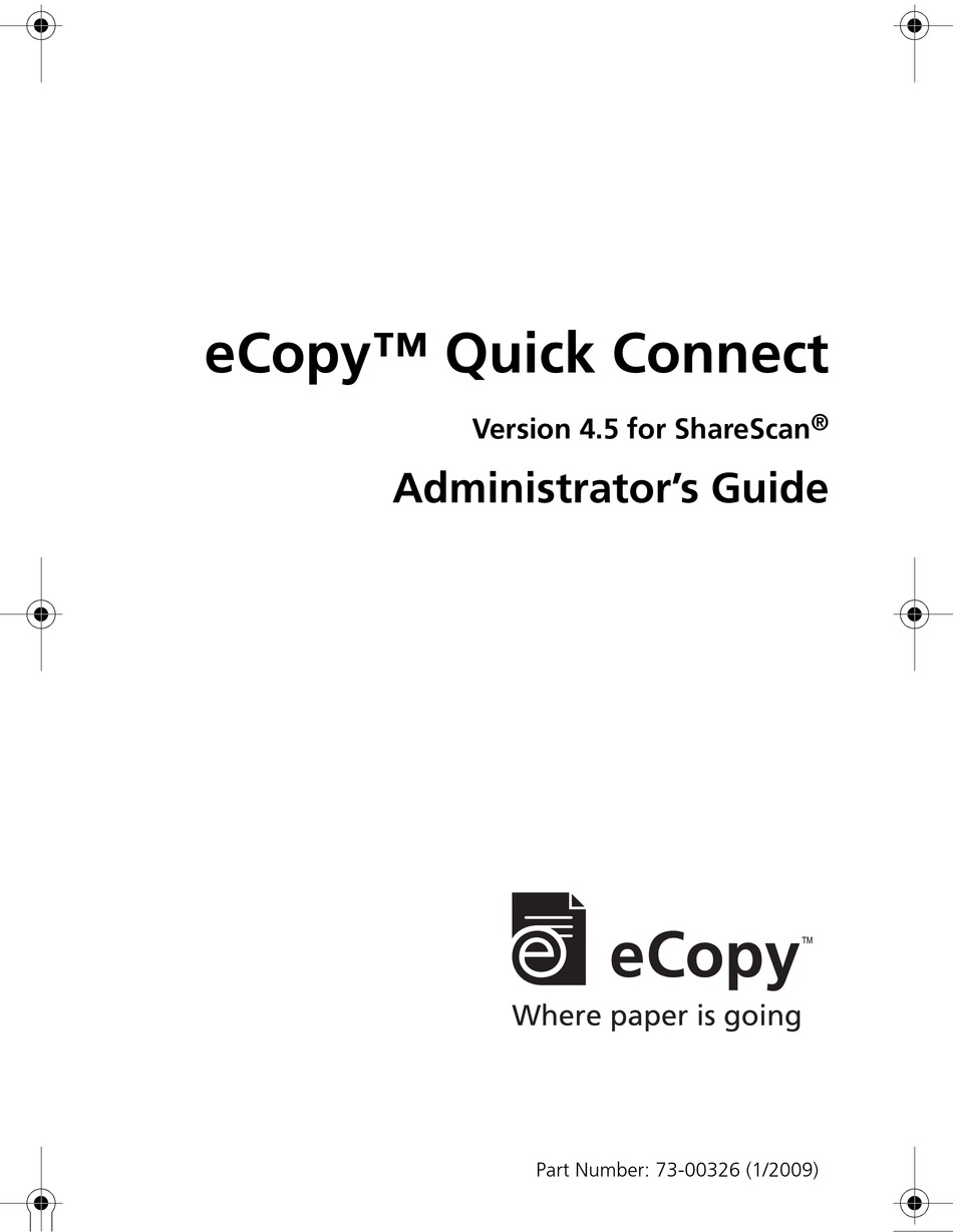 ECOPY 3323B001 - IMAGEFORMULA SCANFRONT 220E ADMINISTRATOR'S MANUAL Pdf ...