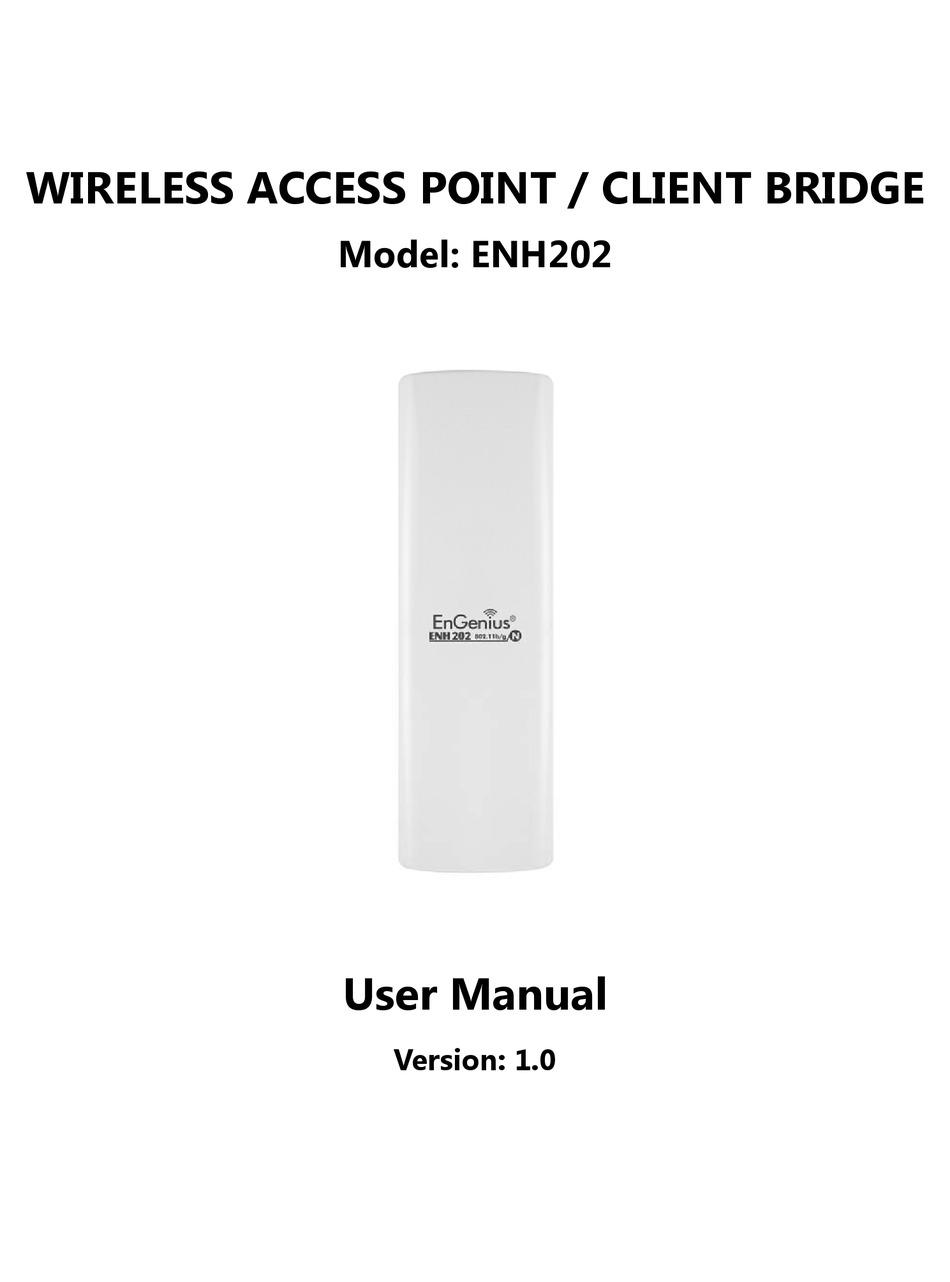 ENGENIUS ENH202 USER MANUAL Pdf Download | ManualsLib