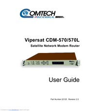 Comtech ef data Vipersat CDM-570 Manuals | ManualsLib
