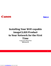 Canon ImageCLASS MF4570dw Manuals | ManualsLib