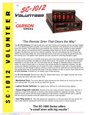 Carson Volunteer SC-1012 Manuals | ManualsLib