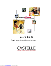 Castelle Office Direct OfficeDirect Storage Server Manuals | ManualsLib