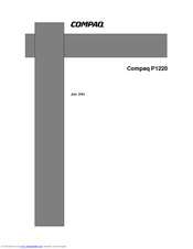Compaq P1220 Manuals | ManualsLib